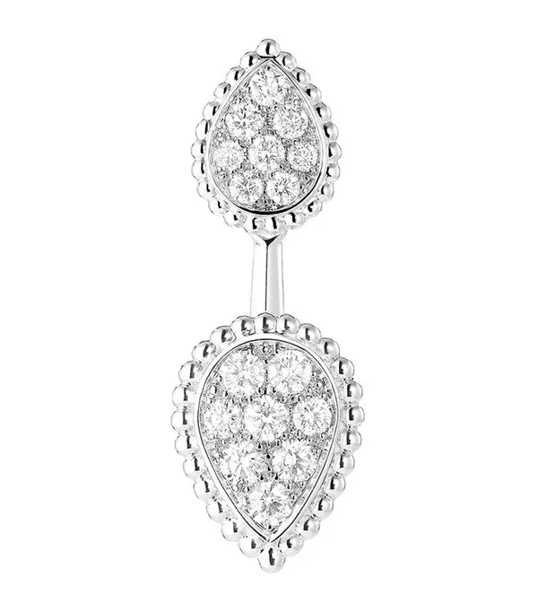 Boucheron Serpent Bohème Single Earring - White