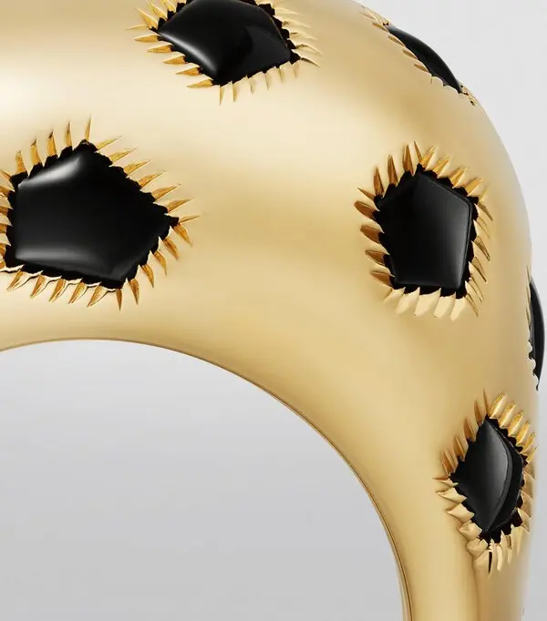 Cartier Panthère De Ring In Yellow And Onyx