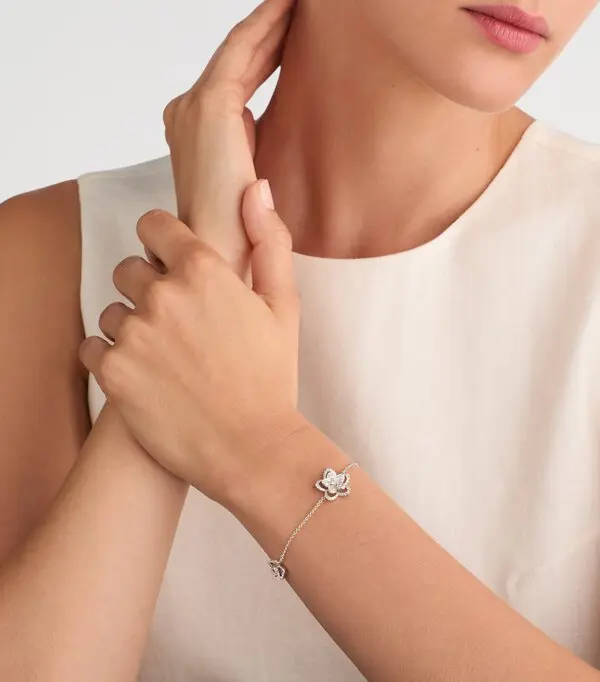 Graff Gold And Diamond Wild Flower Bracelet