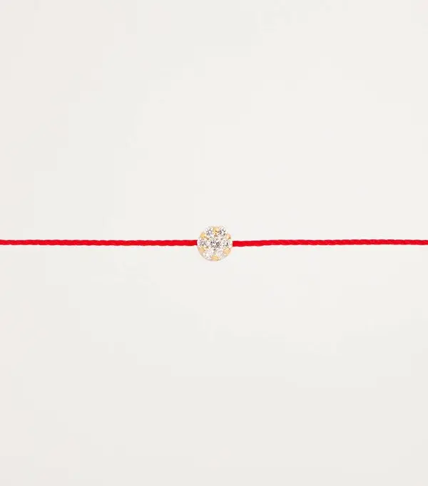 REDLINE Yellow Gold And Diamond Illusion Bracelet