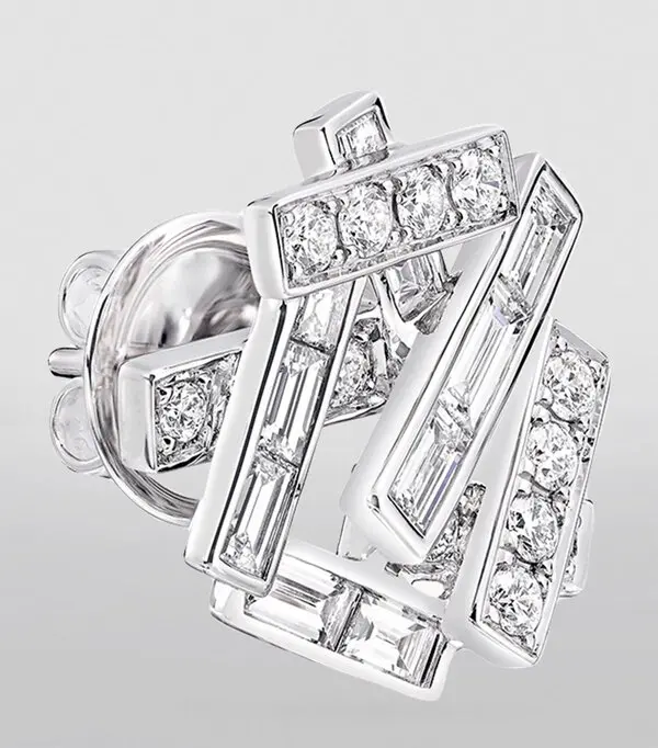 Graff Gold And Diamond Stud Earrings