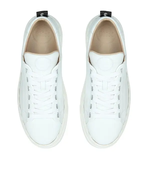 Chloé Leather Lauren Sneakers - White