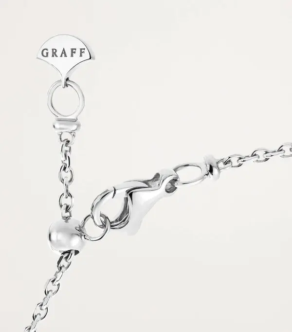 Graff Diamond Butterfly Necklace In Gold