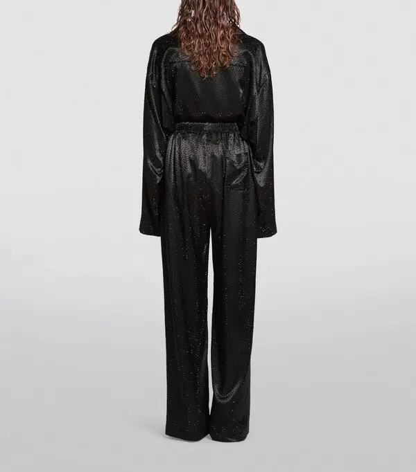 Balenciaga Embellished Pyjama Trousers