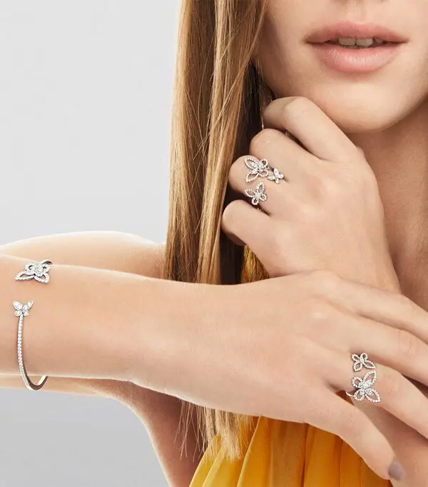 Graff Gold Diamond Butterfly Ring