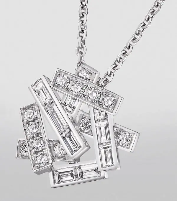 Graff Gold And Diamond Pendant Necklace