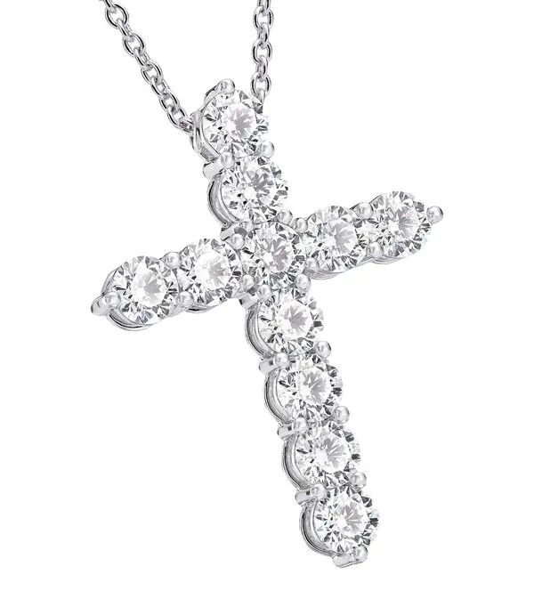 Graff Diamond Cross Pendant Necklace