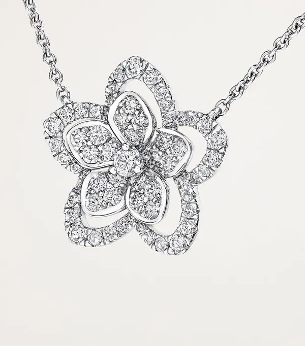Graff Gold And Diamond Wild Flower Necklace
