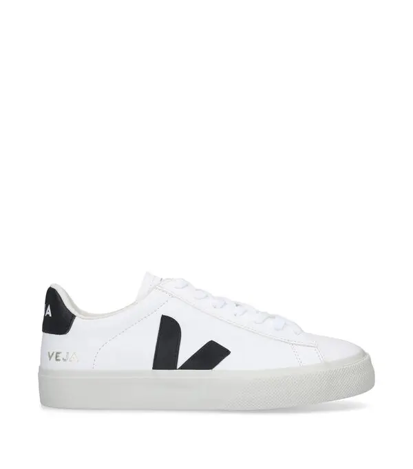VEJA Campo Leather Low Top Sneakers - White