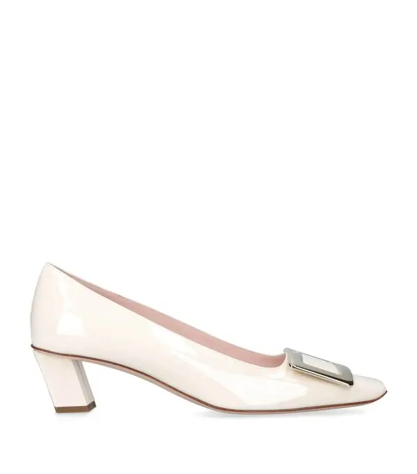 ROGER VIVIER Décolleté Belle Vivier 45 Pumps - Ivory