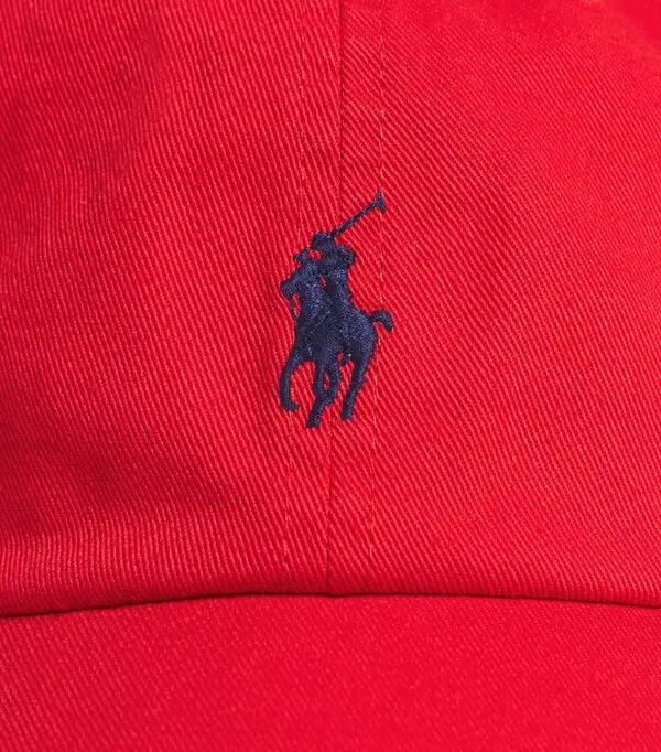 Polo Ralph Lauren Cotton Baseball Cap With Logo - Red
