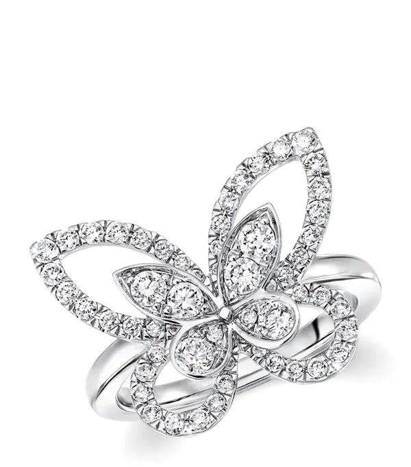 Graff Diamond Butterfly Ring - White