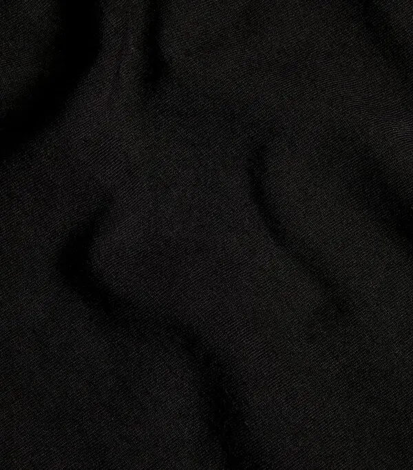 SKIMS Cotton Jersey Long-sleeved T-shirt - Black