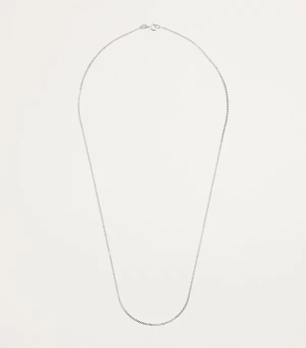 ASTRID & MIYU White Gold Chain Necklace
