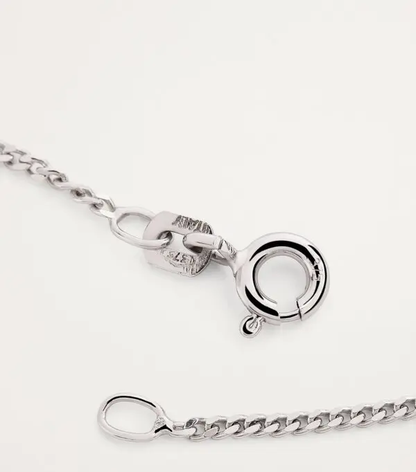 ASTRID & MIYU White Gold Chain Necklace