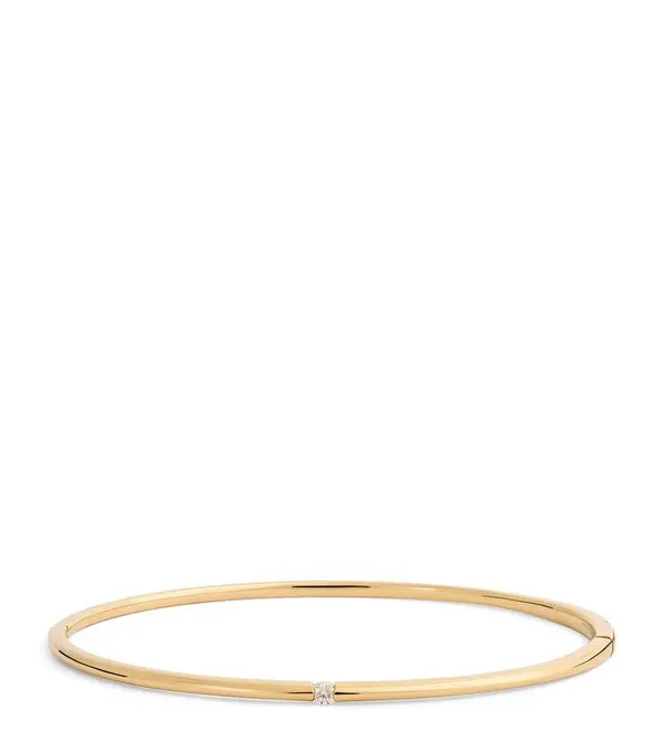 PERSEE 18kt Yellow & Diamond Bangle - Gold