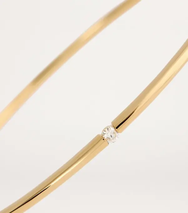 PERSEE 18kt Yellow & Diamond Bangle