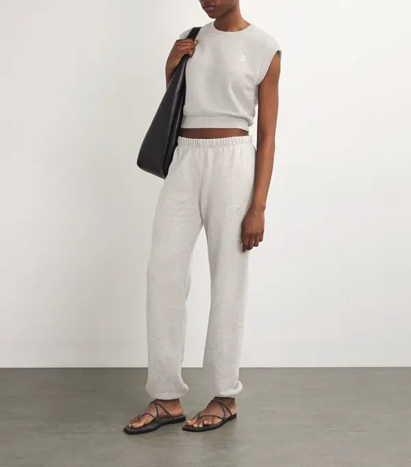 Eterne Cotton-modal Sweatpants - Grey