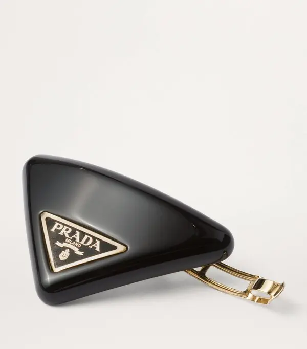 Prada Plexiglass Triangle Hair Clip