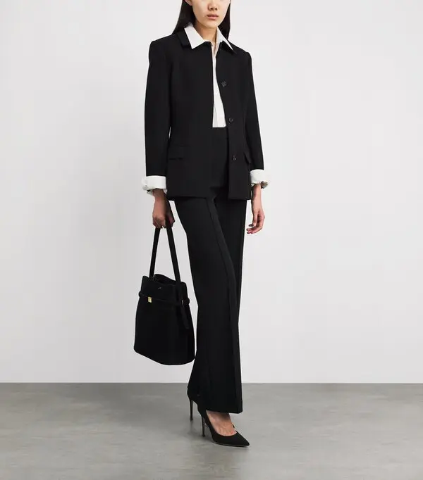 GIANVITO ROSSI Suede Pumps 105 - Black