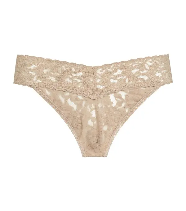 Hanky Panky Original Rise Thong - Beige