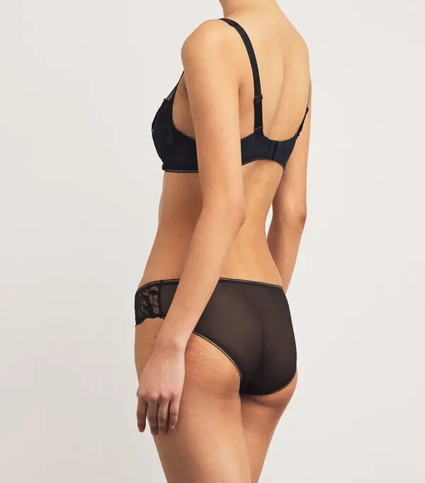 Maison Lejaby Lace Sin Underwired Bra - Black