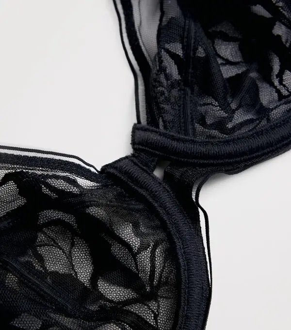 Maison Lejaby Lace Sin Underwired Bra - Black
