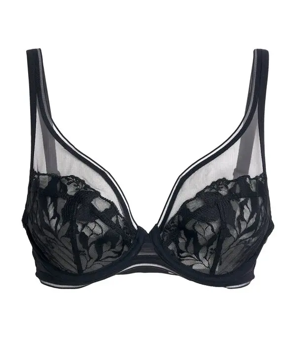 Maison Lejaby Lace Sin Underwired Bra - Black