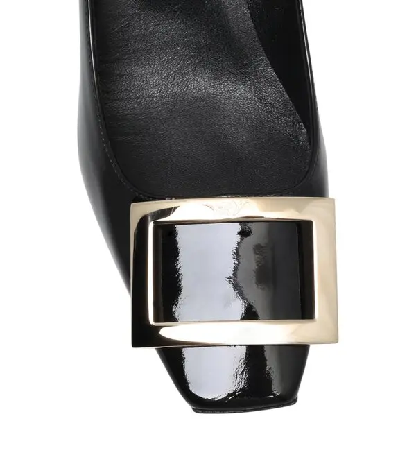 ROGER VIVIER Patent Decolleté Belle Vivier Pumps