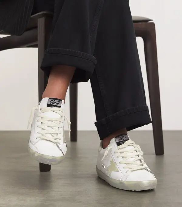 GOLDEN GOOSE Metallic Superstar Low Top Sneakers
