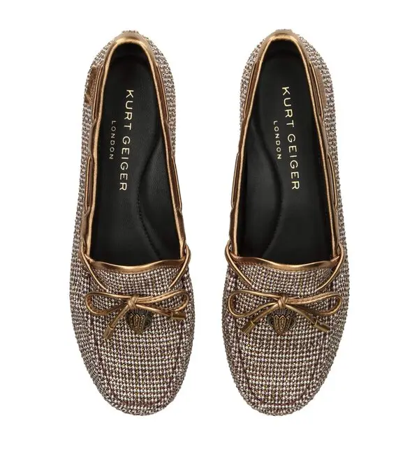 Kurt Geiger Houndstooth Eagle Moccasins