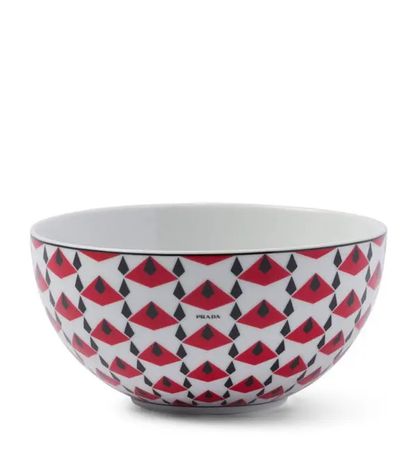 Prada Set Of 2 Porcelain Vienna Soup Bowls