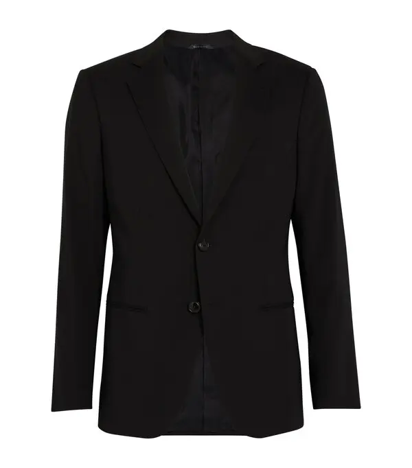 Giorgio Armani Wool Blazer - Black
