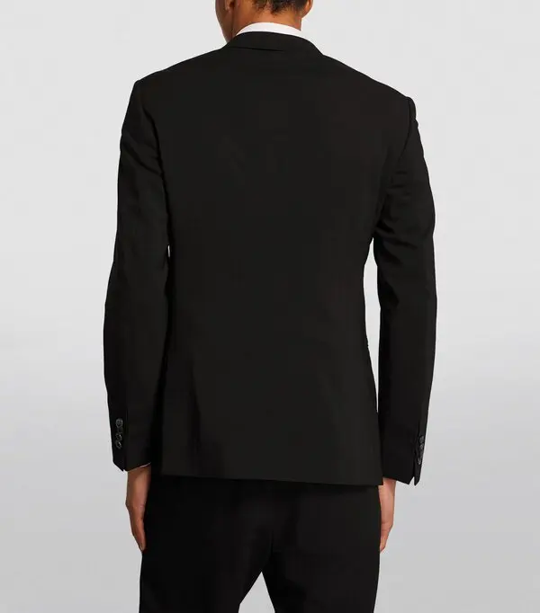 Giorgio Armani Wool Blazer - Black