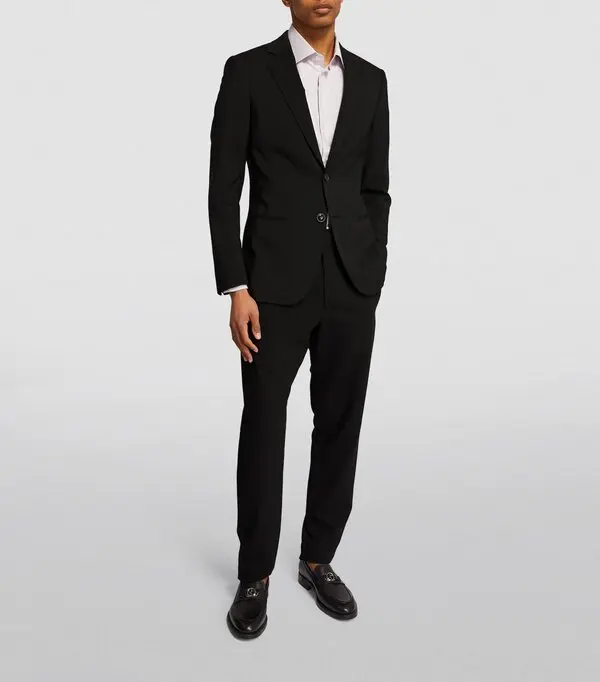 Giorgio Armani Wool Blazer - Black