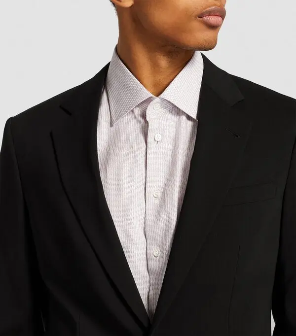 Giorgio Armani Wool Blazer - Black