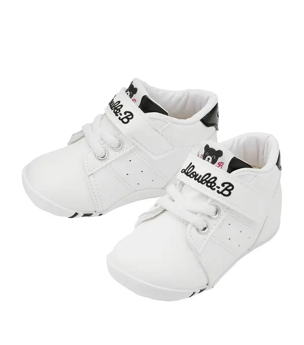 MIKI HOUSE Double B High-top Sneakers - White