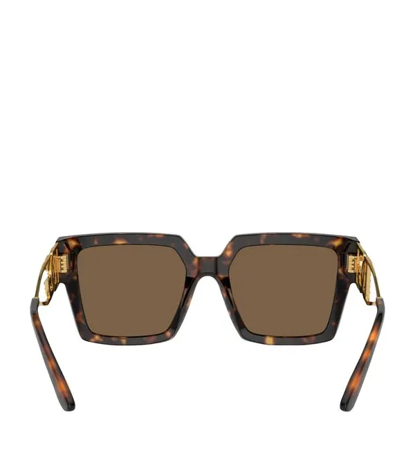 Dolce & Gabbana Tortoiseshell Square Frame Sunglasses - Brown