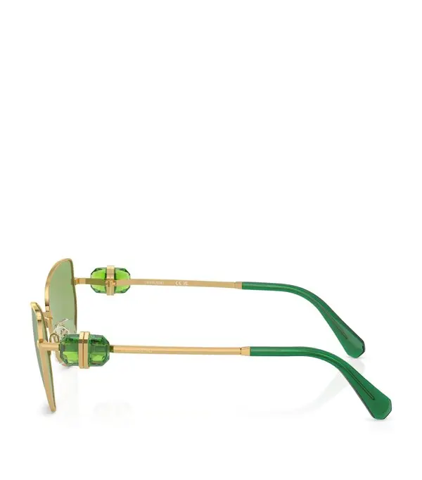 SWAROVSKI Crystal-embellished Cat-eye Sunglasses