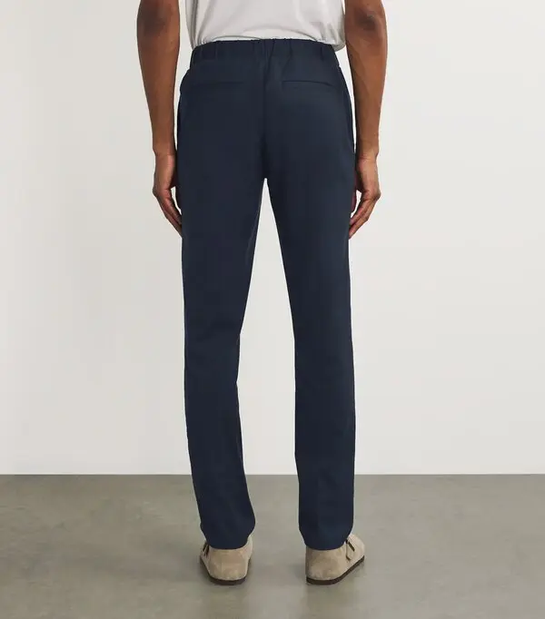 Paige Snider Drawstring Waist Trousers - Navy