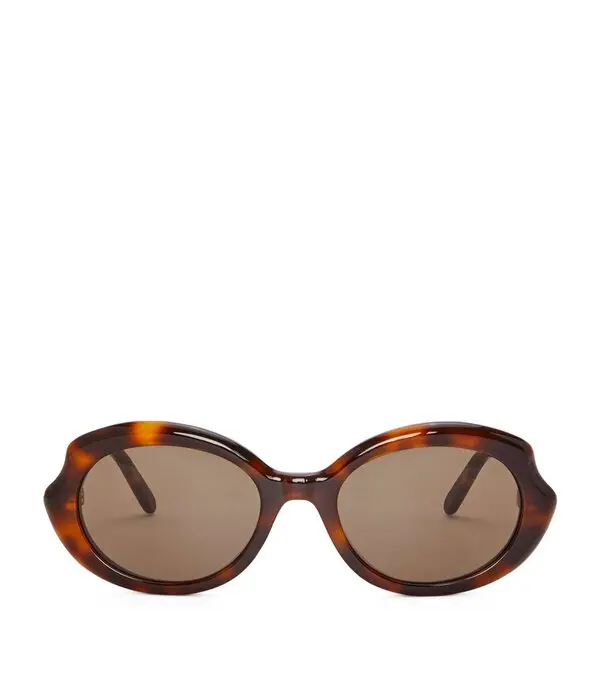 Loewe Mini Oval Sunglasses - Brown