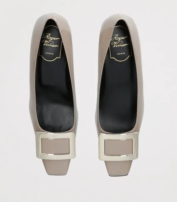 ROGER VIVIER Belle Vivier Block Heel Pumps - Brown