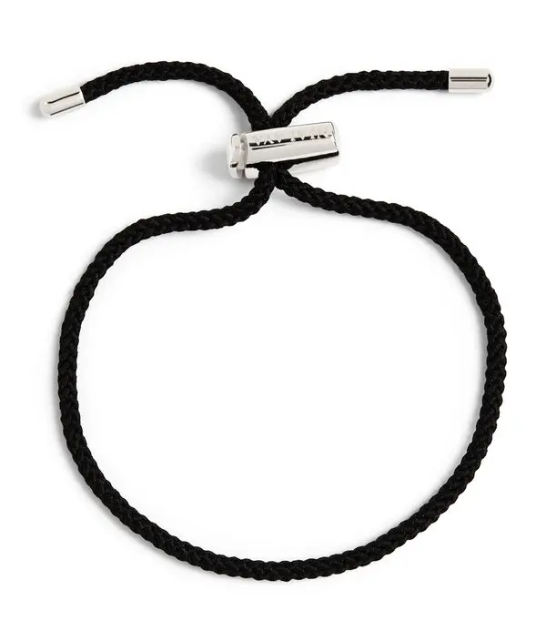 NIALAYA JEWELRY Stainless Steel Adjustable Lock Bracelet - Silver