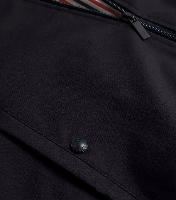 Thom Browne Wool 4-bar Stripe Bomber Jacket - Navy