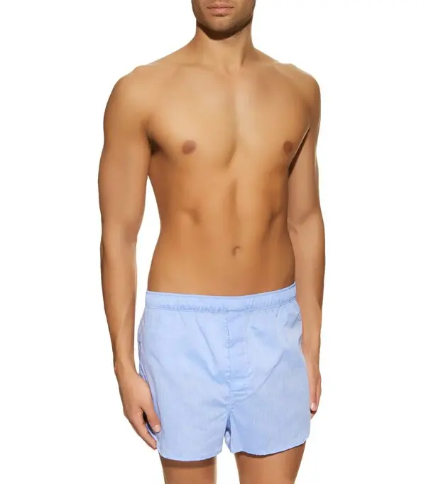 Derek Rose Amalfi Boxer Shorts - Blue