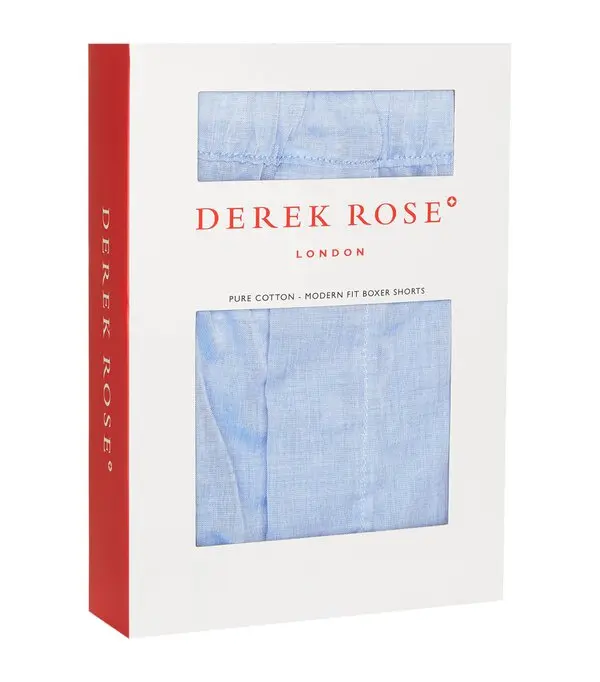 Derek Rose Amalfi Boxer Shorts - Blue