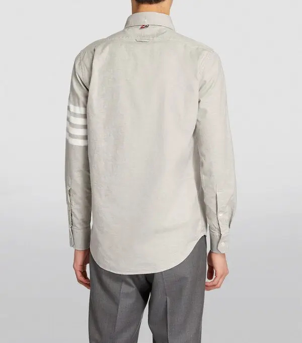Thom Browne 4-bar Stripe Shirt - Grey