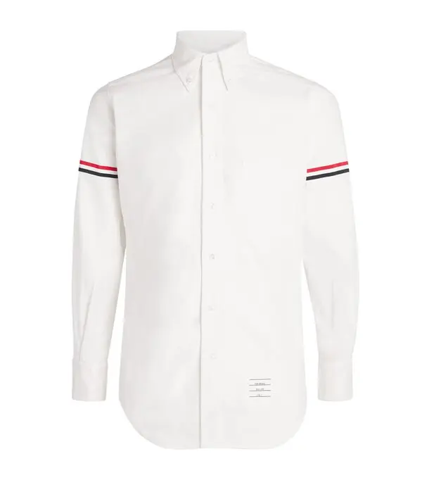 Thom Browne 4-bar Stripe Shirt - White
