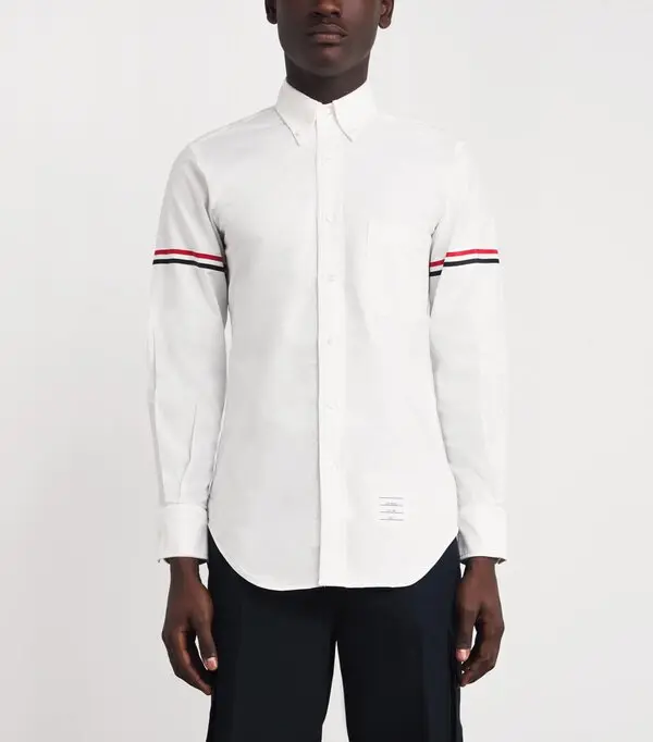 Thom Browne 4-bar Stripe Shirt - White