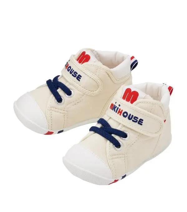 MIKI HOUSE High-top Velcro Sneakers